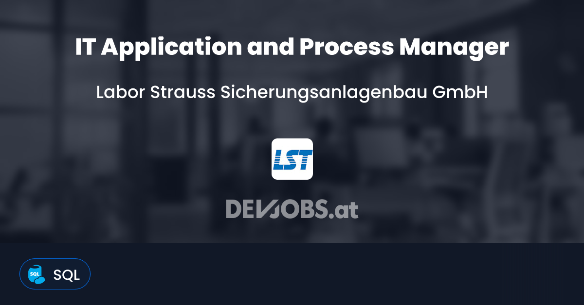 IT Application and Process Manager at Labor Strauss ...